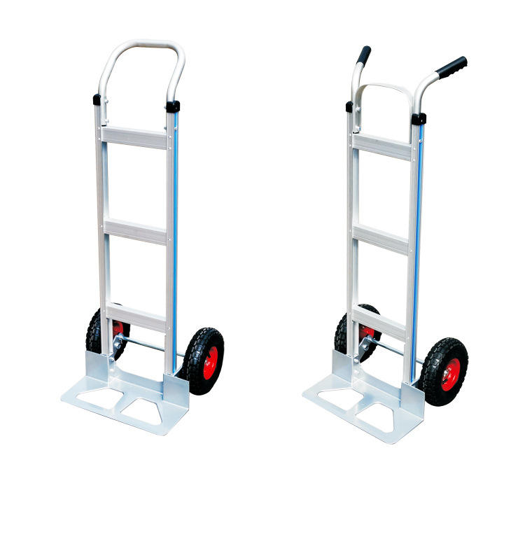 Heavy Duty 2 Wheels Hand Cart - Portable Aluminum Hand Truck
