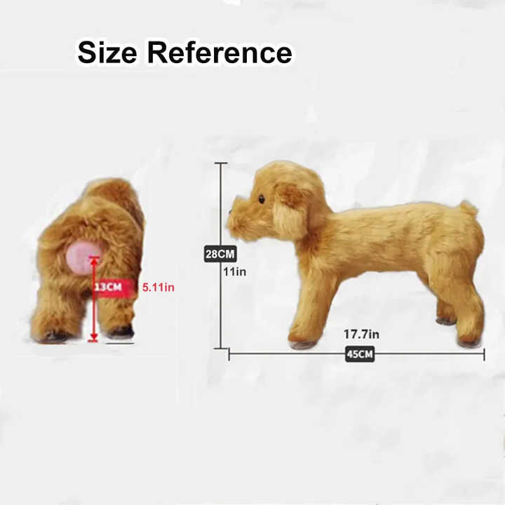 Sleep Estrus Dog Toy Simulation Mating Toy Plush Poodle Vent Fire ...