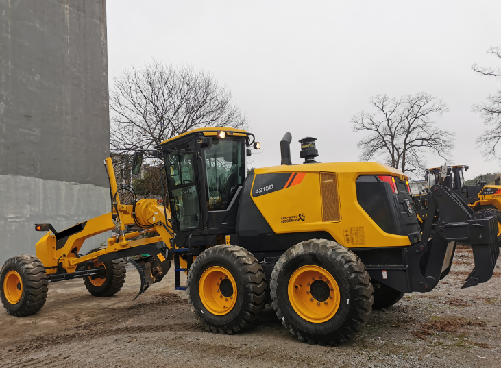 220HP 4215D Road Construction Motor Grader Heavy Duty Grader with ...
