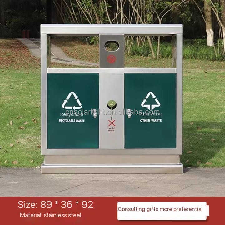 Solar Smart Bins - Intelligent Trash Solutions for Outdoor