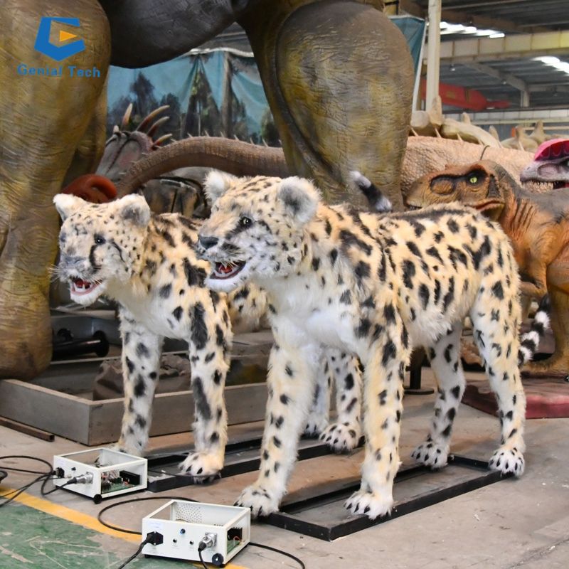 Outdoor Animatronic Leopard - Realistic Model for Parks