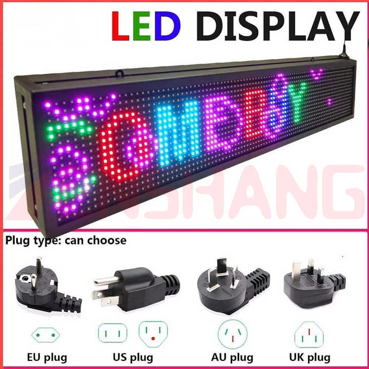 Outdoor P5 P10 RGB Full Colours Advertising Rgb Billboard Led Text ...