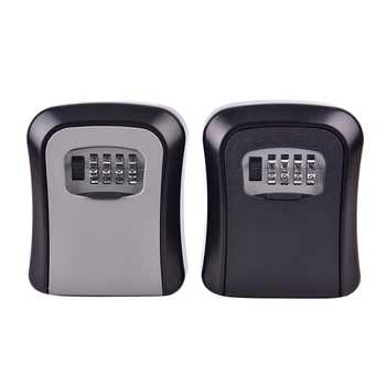 4 Digit Outdoor High Security Wall Mounted Key Safe Box