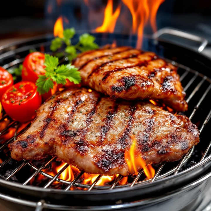 Custom Food Grade Galvanized Steel Barbecue Mesh Plain Weave Outdoor ...