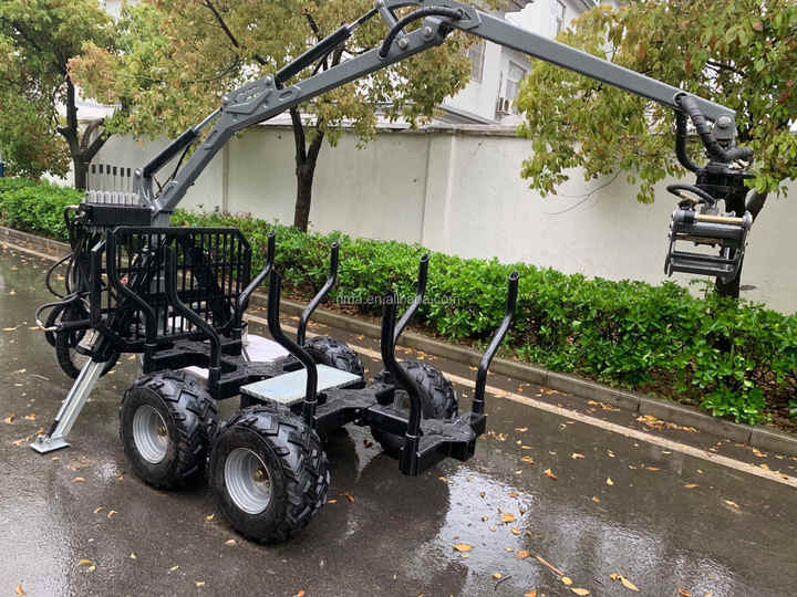 RIMA ATV Trailer with Log Crane 150kg Lifting Capacity 3300 Total ...