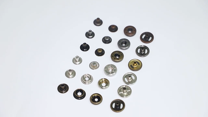 Custom Logo Metal Snap Buttons - Durable & Versatile