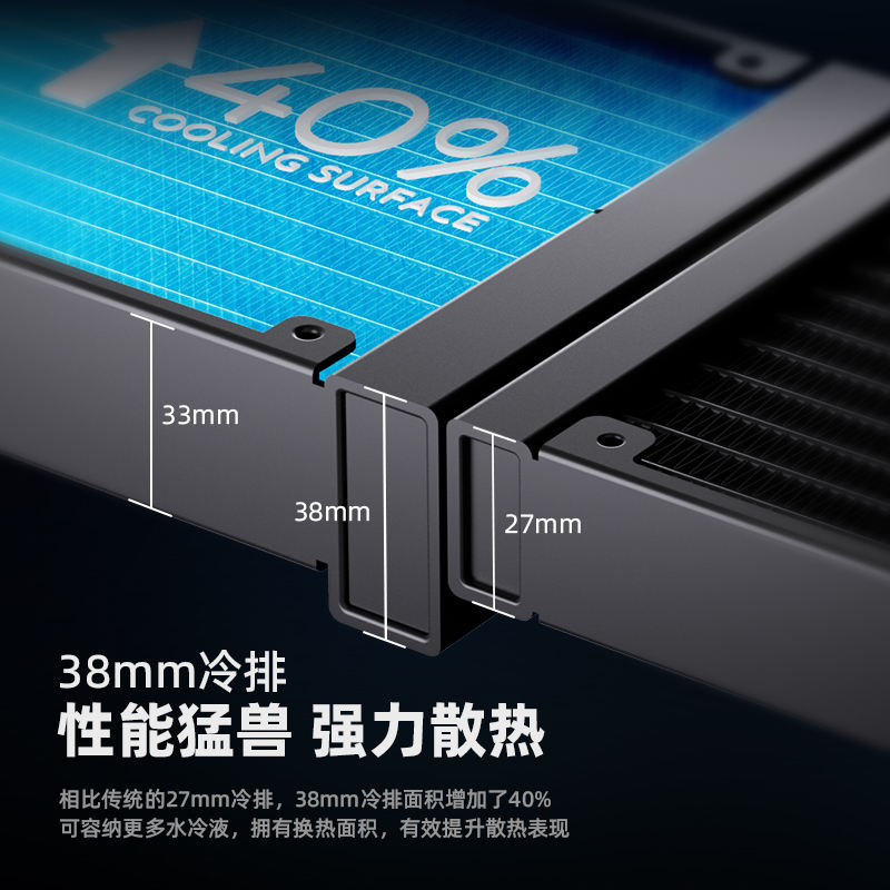 ID COOLING Snow World DX360 Fanless Integrated CPU Liquid Cooling ...