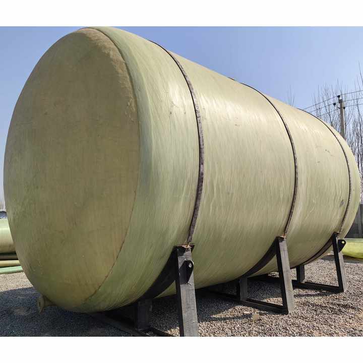 FRP GRP Horizontal Chemical Storage Tank Anti-Corrosion Storage Tank ...