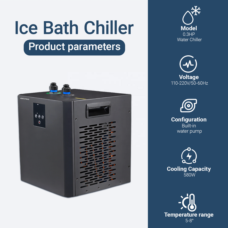 Aquarium Chiller for Fish Tank 80Gal Hydroponic Water Chiller 1/3HP ...