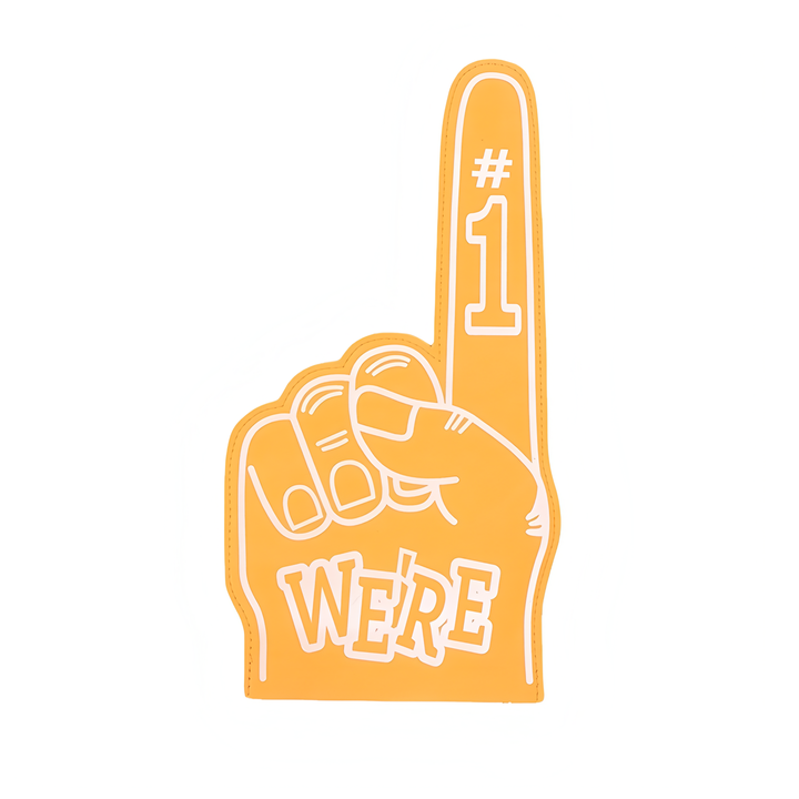 Cheering Fun Hand Foam Giant Finger Gloves - Cheerleading Props