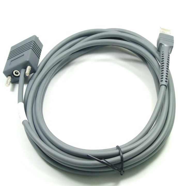 Coiled DB9 Female Rs232 Serial Port Cable for Symbol LS2208