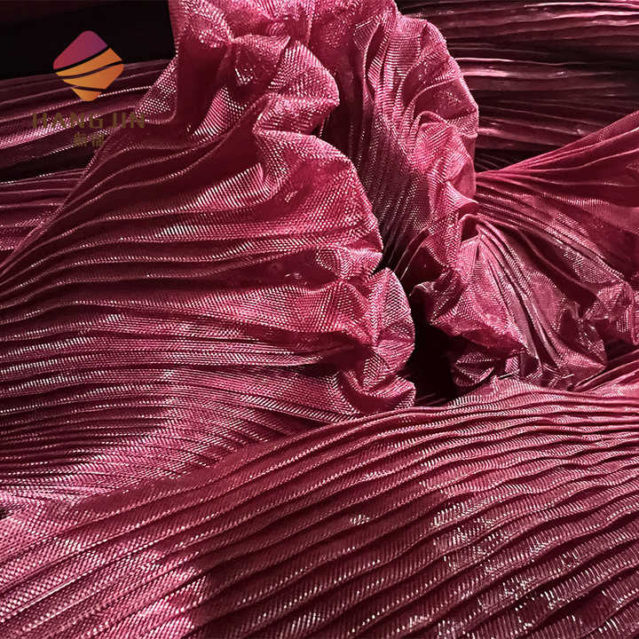 Custom Pleated Hard Mesh Fabric Nylon Stiff Shape Gauze Fabric Bridal ...