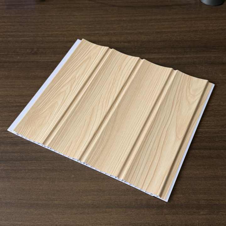 Modern Design Fluted PVC False Ceiling Panel Indoor Wood Composite PVC ...