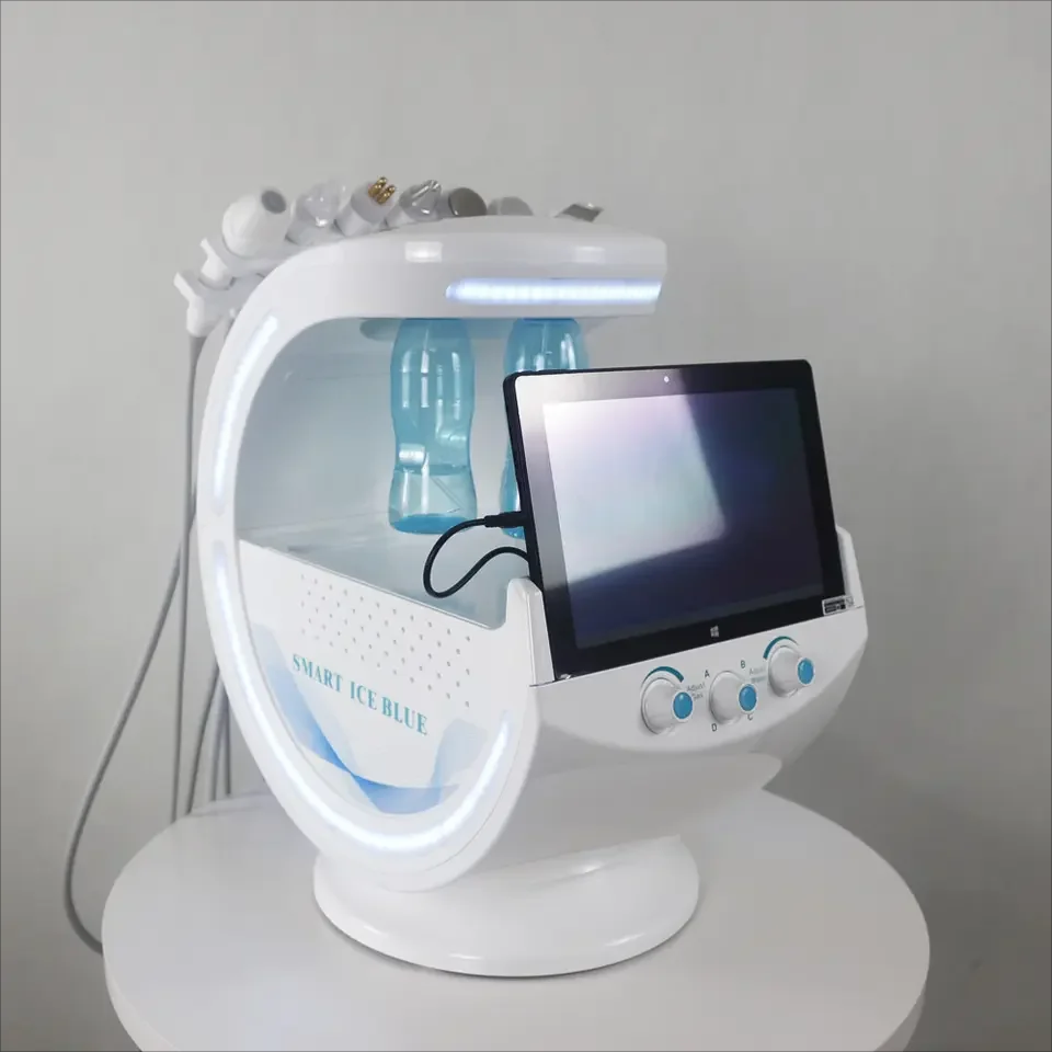 Smart Ice Blue Hydra 2026 Skin Analyzer Machine Oxygen Facial Machine ...