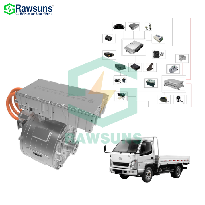 Rawsuns Rdd500 Ev Motor 60kw 120kw 500nm 5000rpm Electric Car Converter ...