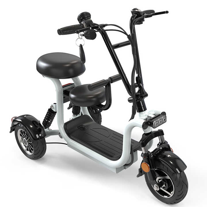 YIDI Electric Tricycle - 400W Foldable Scooter with Seat