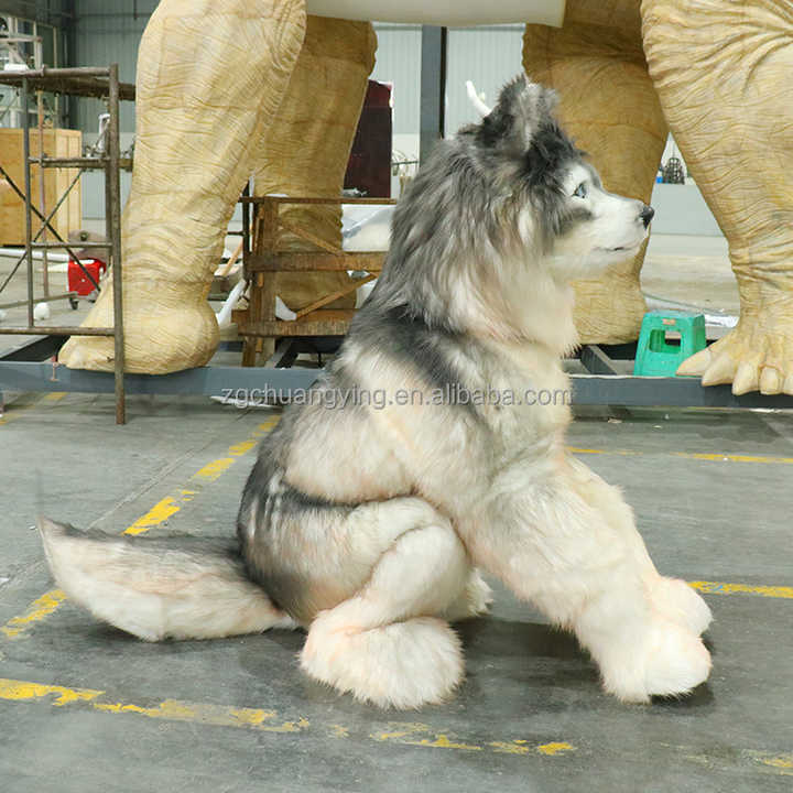 Realistic Husky Animatronic Animal Costume for Kids - OEM