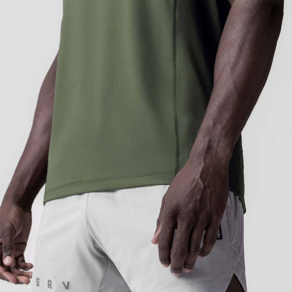 Premium Men’s Green Tank Top Sleeveless Workout Vest Soft Comfortable ...