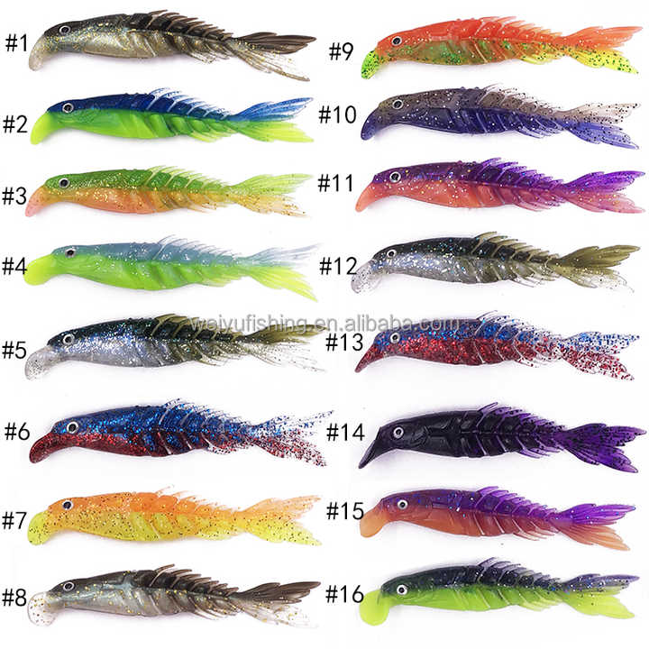 NEW ARRIVAL 8-15cm Double Color Soft TPE Swim Bait Rubber Pesca Minnow ...