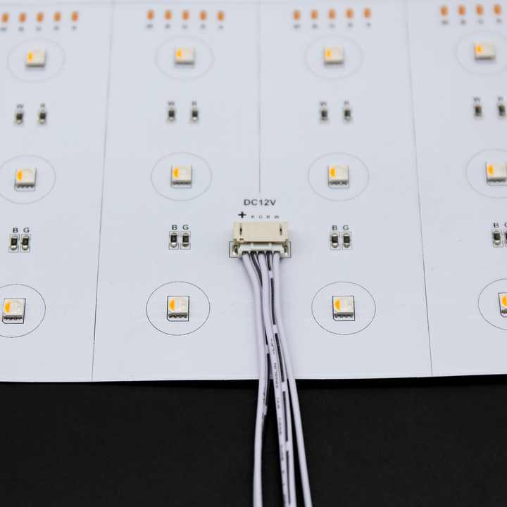 Dimmable RGBW 5050 Led Strip Sheet 3leds Cuttable Dc12v Flexible Led ...