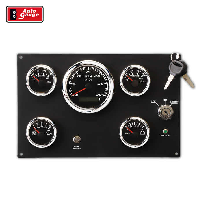 85mm 52mm Engine Instrument Gauge J1939 Can Bus 5 Gauge Panel Set 12V ...