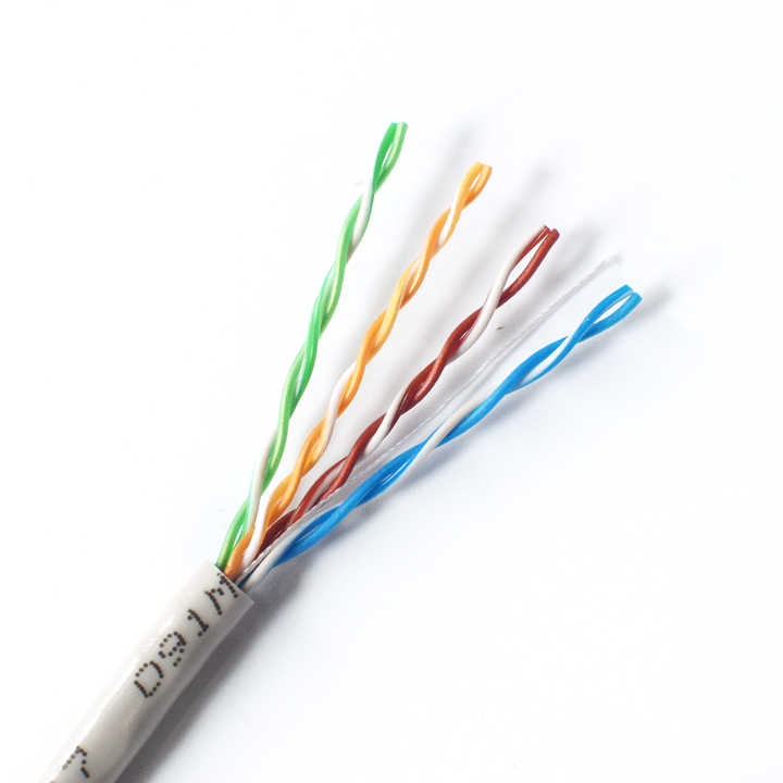 STP/FTP CAT5e 1000ft Bare Copper LAN Cable 24AWG Bulk cat 5e Cat5 Network Wire Black White ...