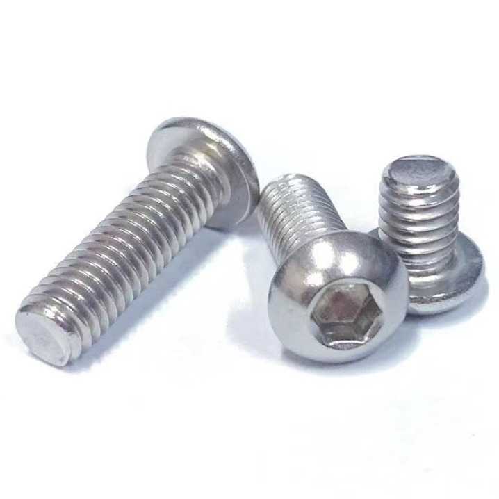 Taily Factory Wholesale Stainless Steel ISO 7380 Hexagon Socket Allen Round Button Head Screws ...