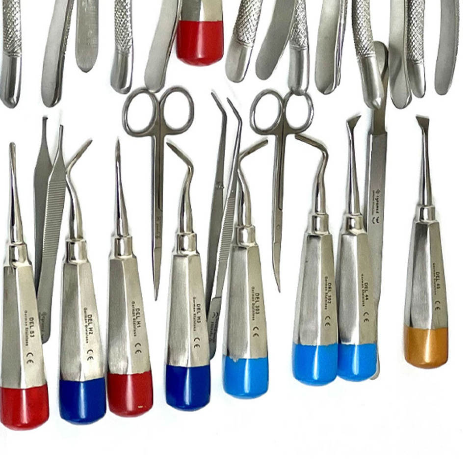 Premium German 82 PCS Oral Dental Surgery Instrument Kit Extraction ...