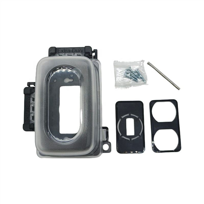 1-Gang Plastic Weatherproof Vertical Horizontal Mount Outlet Box IP65 ...