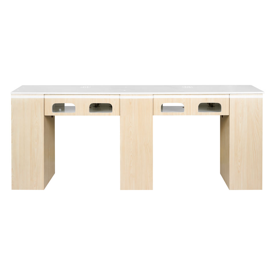 Vietnam Customized Color Modern Fashionable Minimalist Wood Nail Table ...