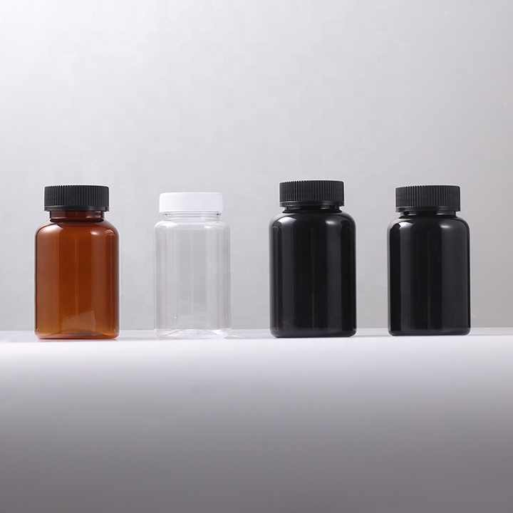 50cc 80cc 100cc 120cc 250cc Amber Pet Empty Custom Bottles Capsule Plastic Bottle Health Care ...
