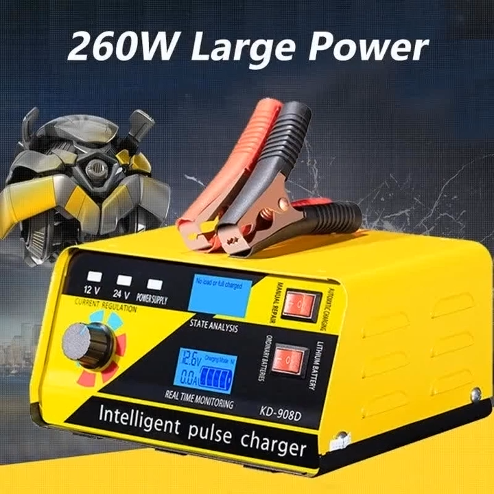 KD-908D 260W Car Battery Charge Device Universal SUV Truck Boat Car ...