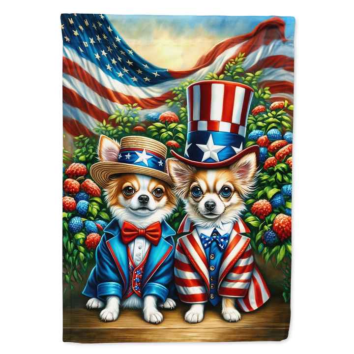 All American Chihuahua Large Porch Sleeve Pole Decorative Wall Hanging ...