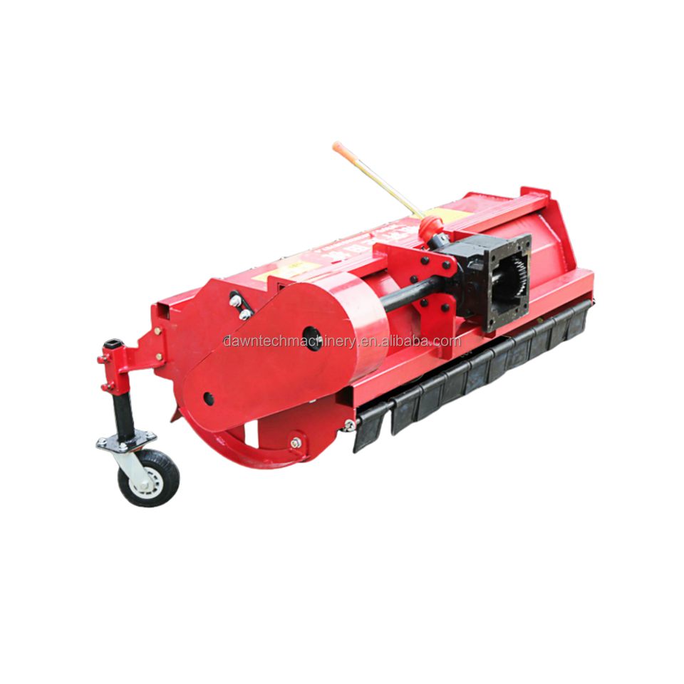 2WD Walking Tractor-Driven Suspended Straw Crusher Mower with Core ...
