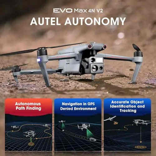 Autel Robotics EVO Max 4N V2 Professional Commercial Drone 20KM Long ...