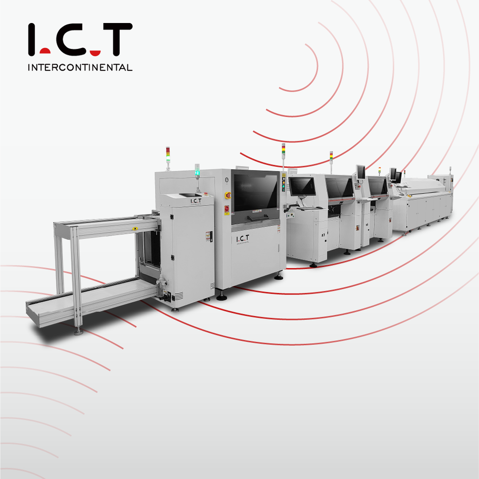 Worthy High Flexibility SMT Machine Set Full Automatic SMT Line ...