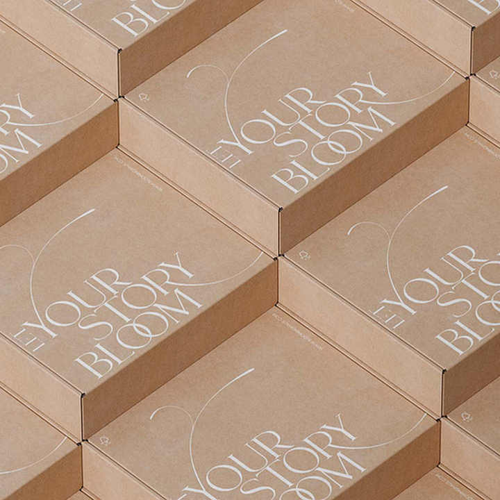 Eco-friendly Custom Logo Kraft Paper Express Packaging Boxes self seal ...