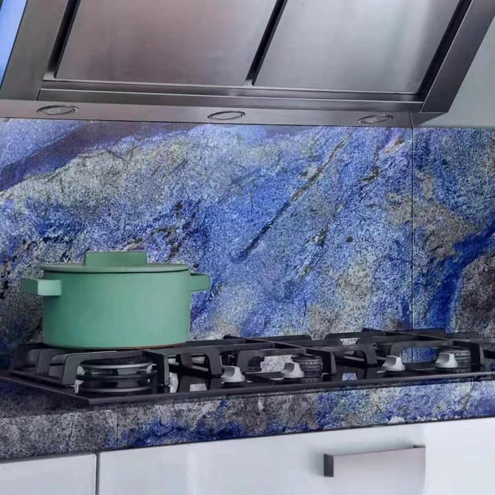 Luxury Brazil Quartzite Stone Azul Bahia Ocean Blue Granite Slab for ...