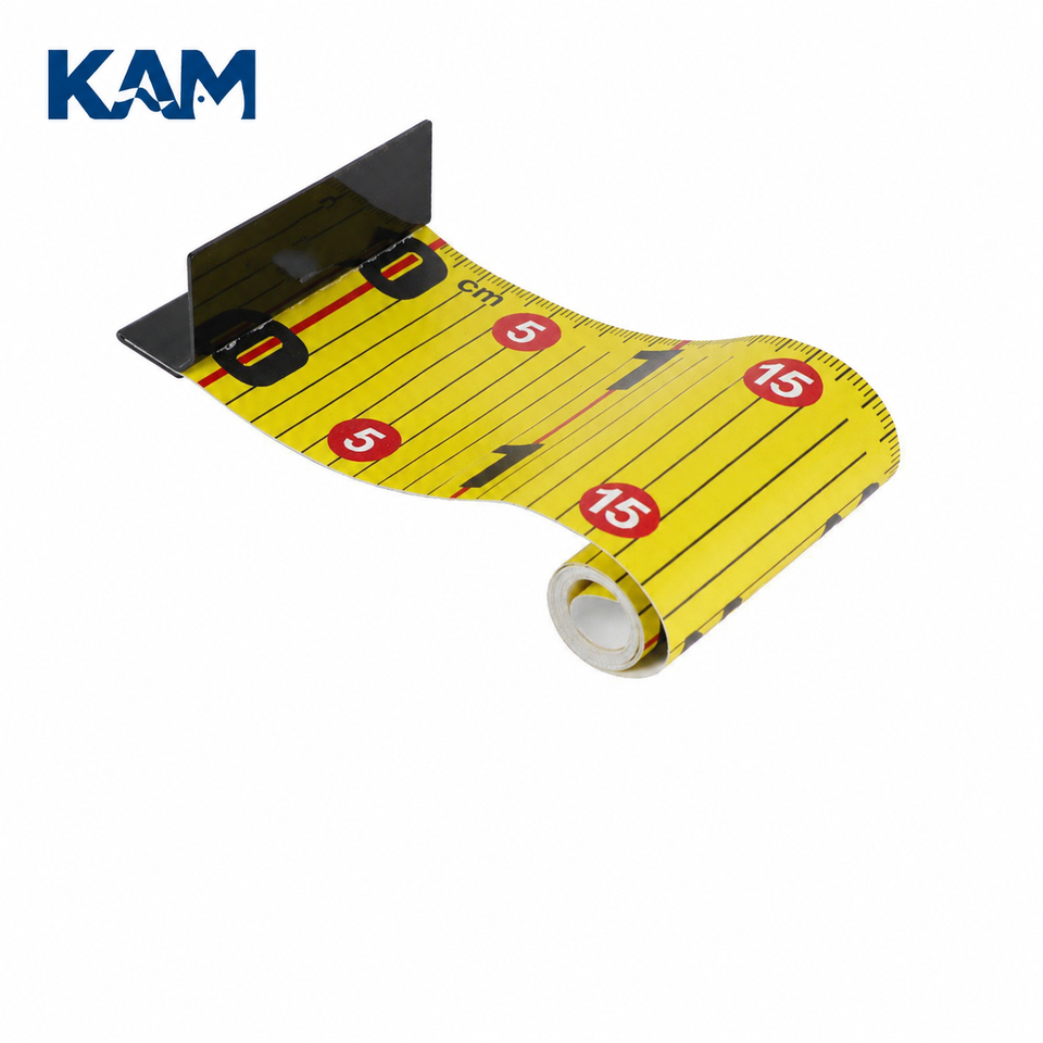 Painted Portable PVC Fish Measuring Ruler Waterproof Fishing Measuring ...