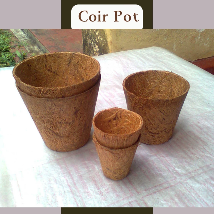 Biodegradable Coconut Coir Fibre Pots - Eco-Friendly Planters
