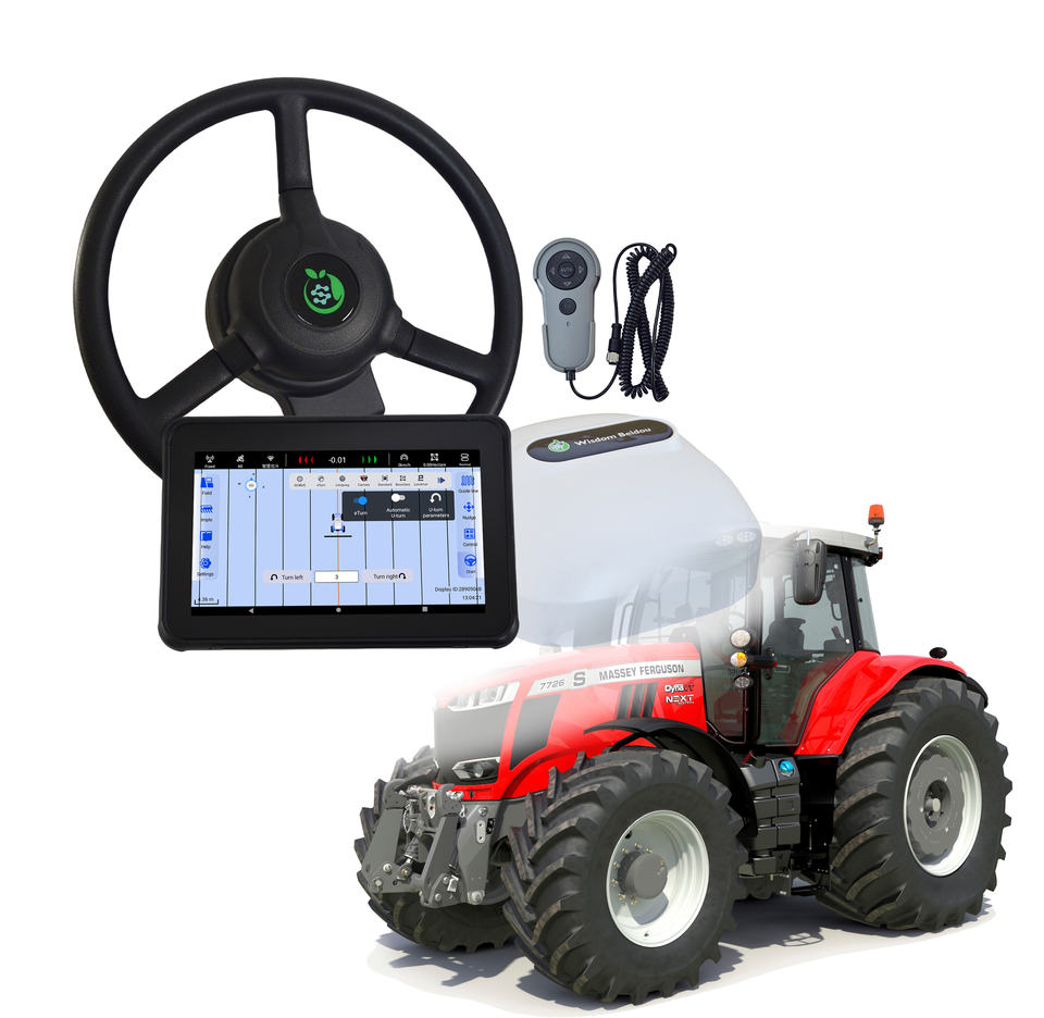 Wisdom Beidou GPS RTK Channels Auto Steering System for Agriculture