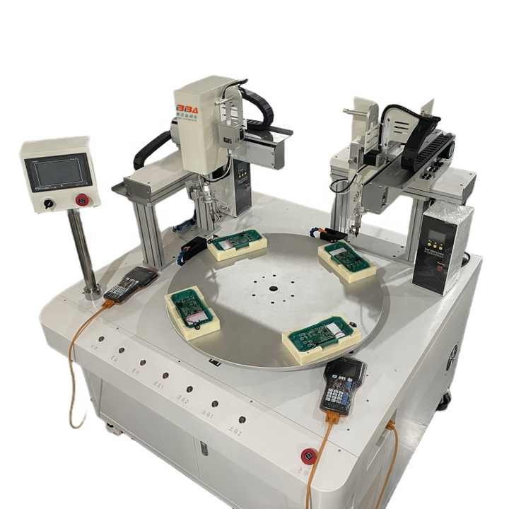 BBA Multi-Station Rotary Auto Soldering Machine - PLC Welding System