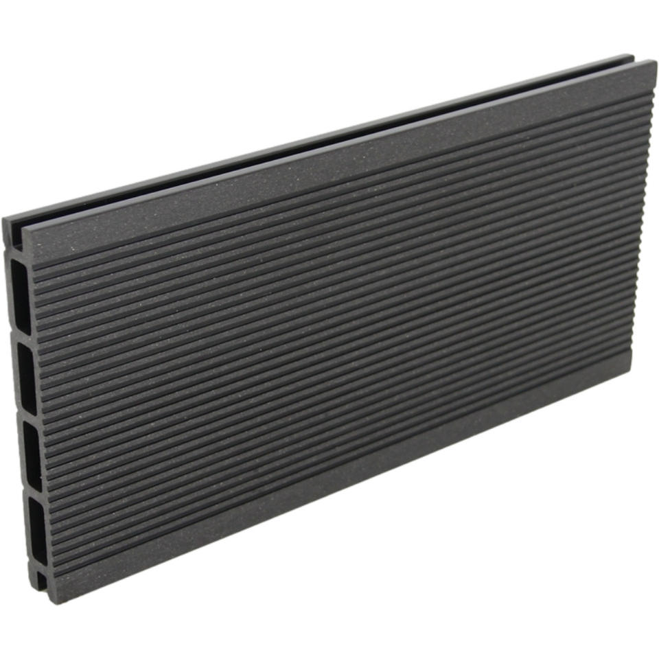 140*25mm Hollow Composite Decking Board Waterproof Outdoor WPC Flooring ...