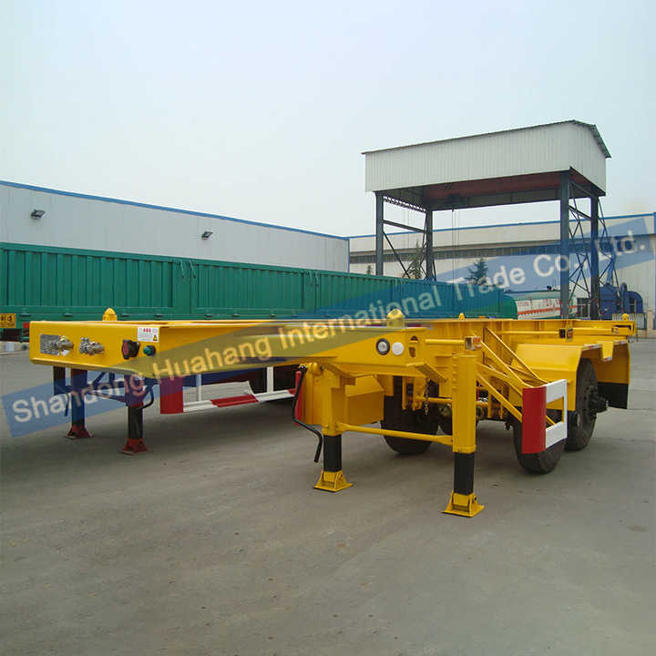 3/4/5 Axle 40ft 20ft 45ft Shipping Container Chassis Gooseneck Skeleton Truck Frame Semi Trailer ...