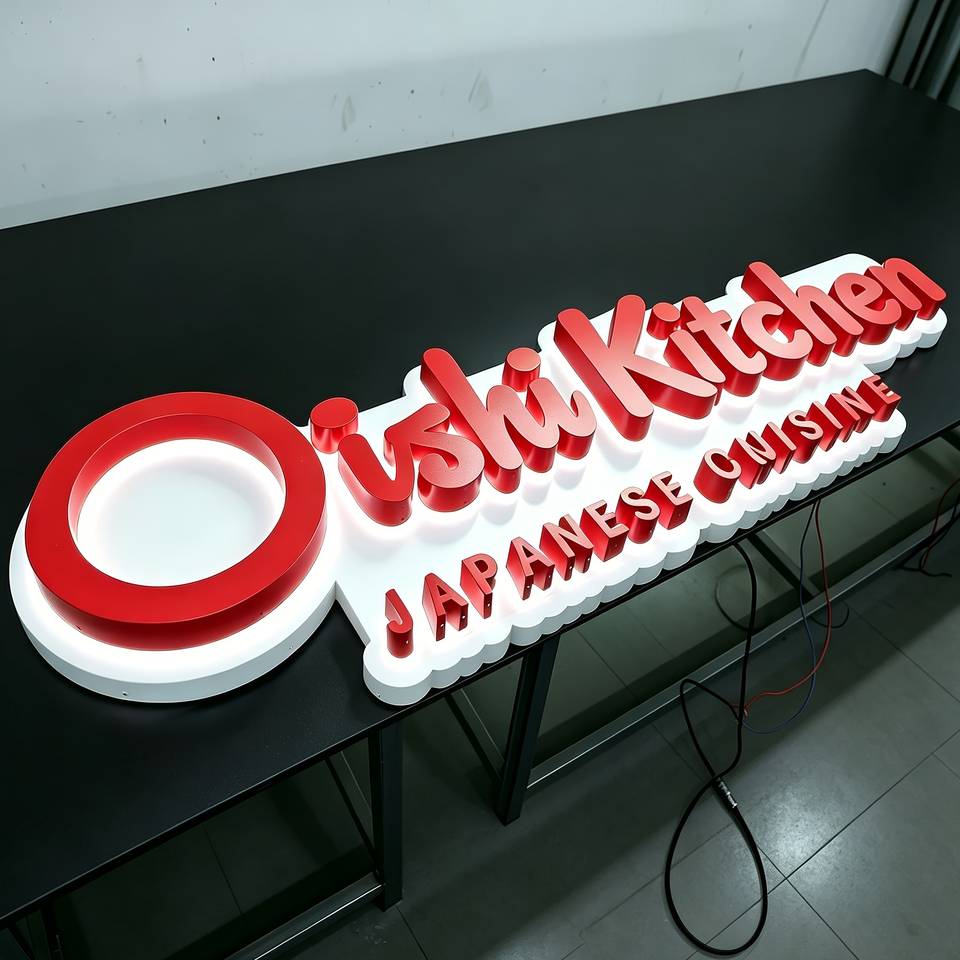 Custom LED Logo Sign 3D Letter Business Outdoor Sign with IP65 ...