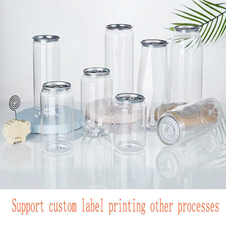 In Stock Pet Plastic Easy Open Juice Can 250ML 330ML 500ML 650ML 700ML Bottle Pet Beverage Pet ...