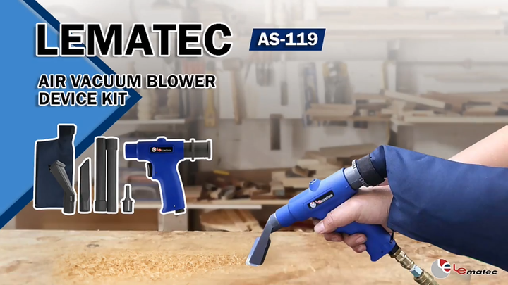 Air Wonder Gun Kit - Dual Function Vacuum & Blow Pneumatic Tool for ...