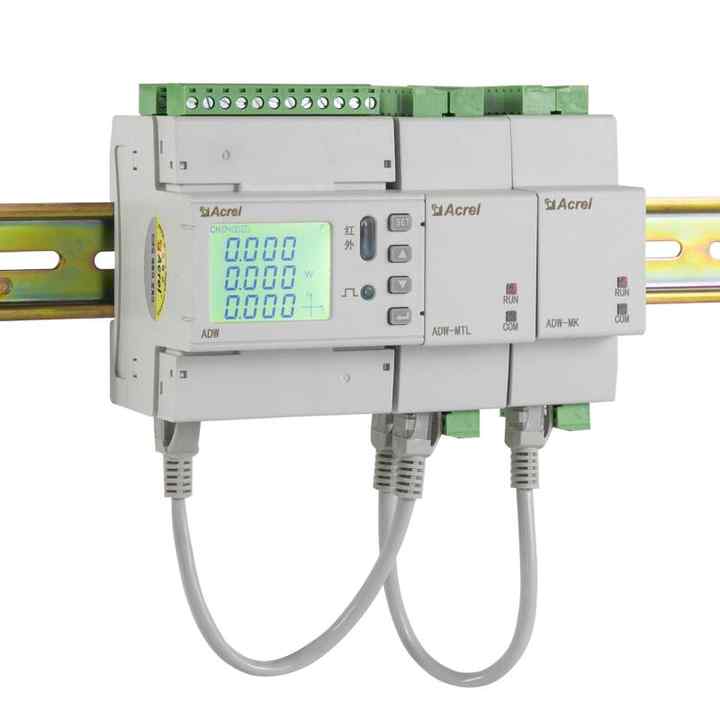 Acrel ADW210-D24-4S Open Loop CTs Multi-Loop Energy Meter Measuring 4 ...