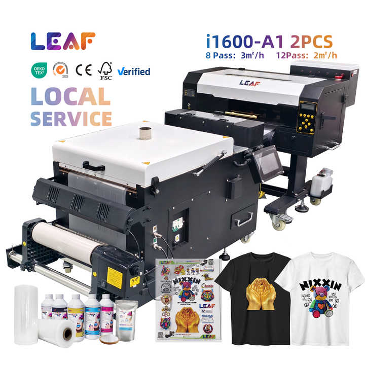 LEAF Digital A3 DTF Printer Set Shirt Printing Machine Direct to Film A3 DTF Printer With Dual ...