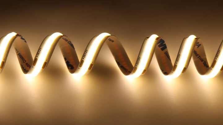 High Density LED Chips Cob Led Light 8mm 480leds/m 12v IP20 Warm White ...